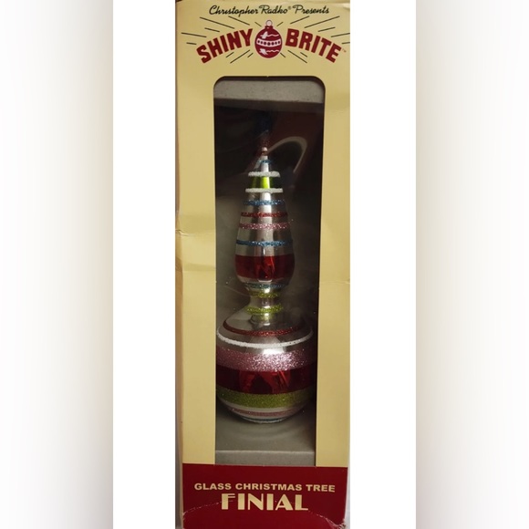 Christopher Radko | Holiday | 22 Christopher Radko Shiny Brite Finial ...